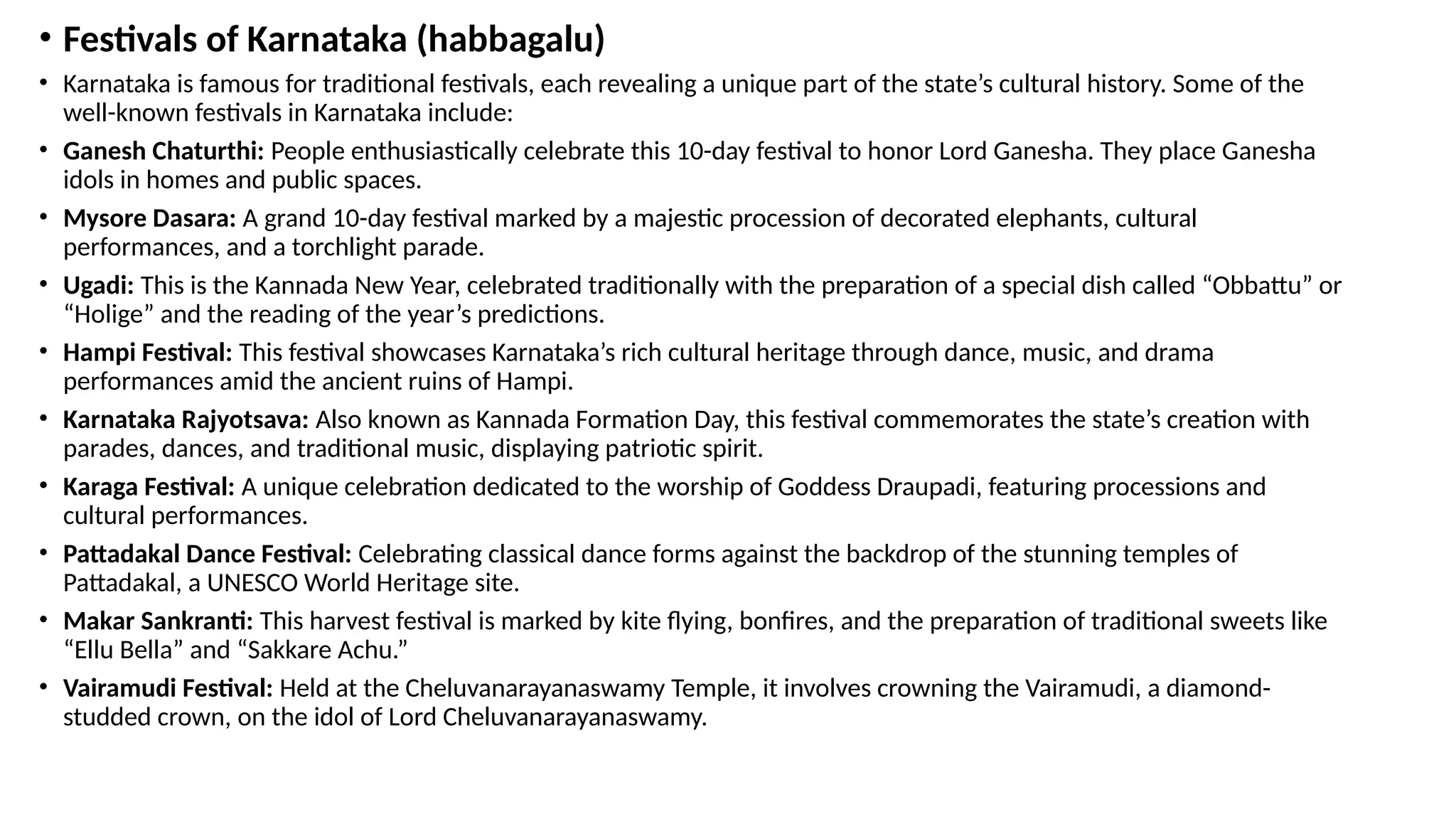 Powerpoint Presentation on KARNATAKA'S CULTURE | PPTX