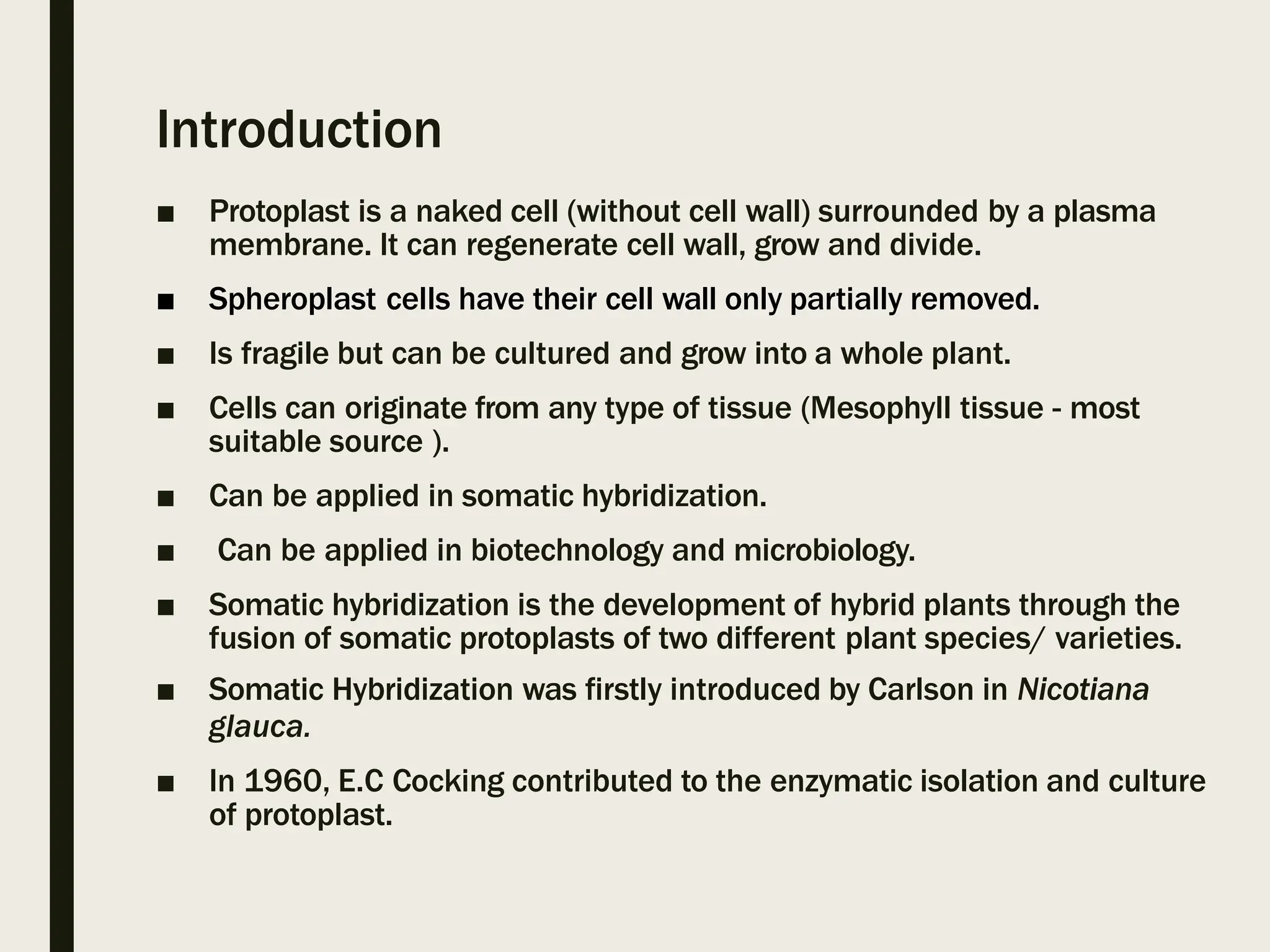Protoplast fusion and formation of hybrid and cybrid | PPTX