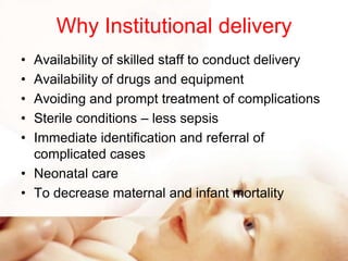 Institutinal Deliveries in PHCs | PPTX
