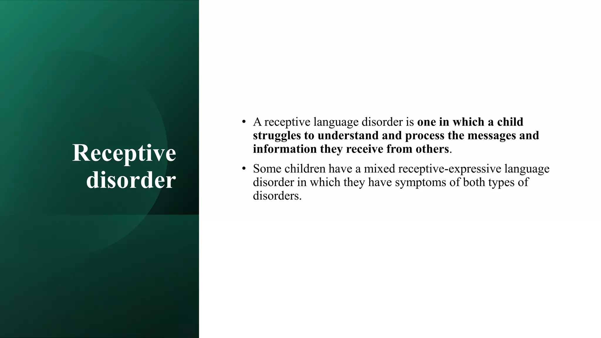 Language Disorders | PPTX