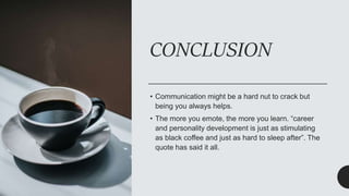 Impact of communication skills in personality development | PPT