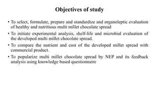 Chocolate spread developed for children and adolescents | PPTX