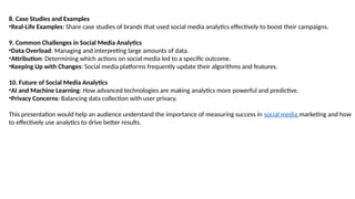 Measuring Success: Social Media Analytics | PPTX