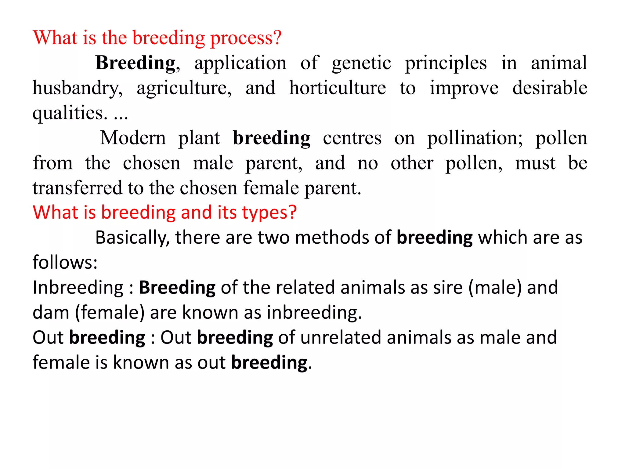 Breeding | PPTX