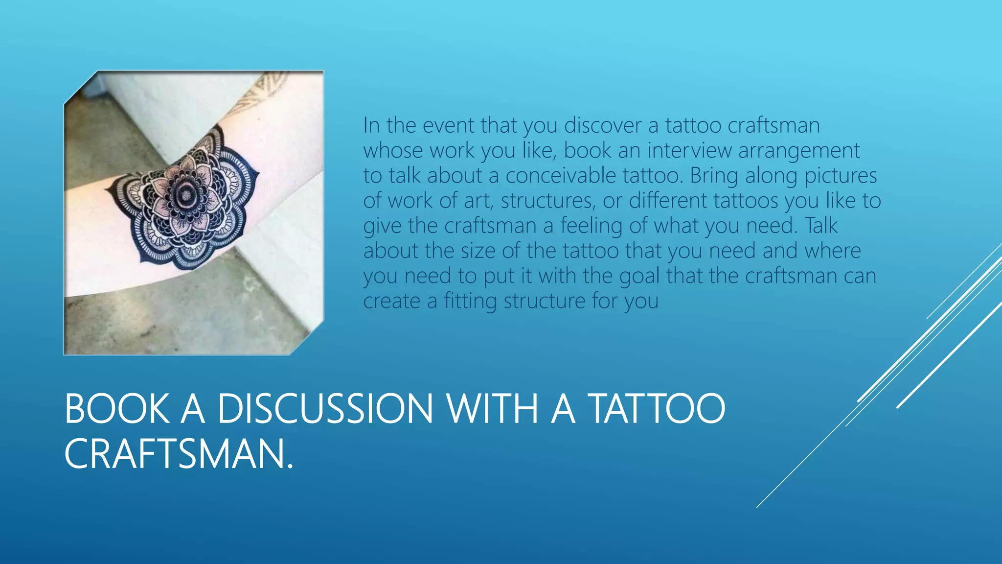 HOW TO CHOOSE A TATTOO DESIGN | PPT