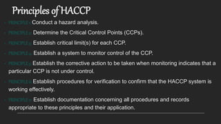 HACCP verification and documentation | PPTX
