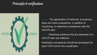 HACCP verification and documentation | PPTX | Business | Business and Finance