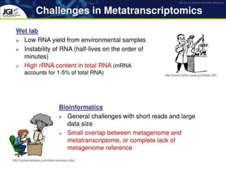 Metatranscriptomics | PPTX