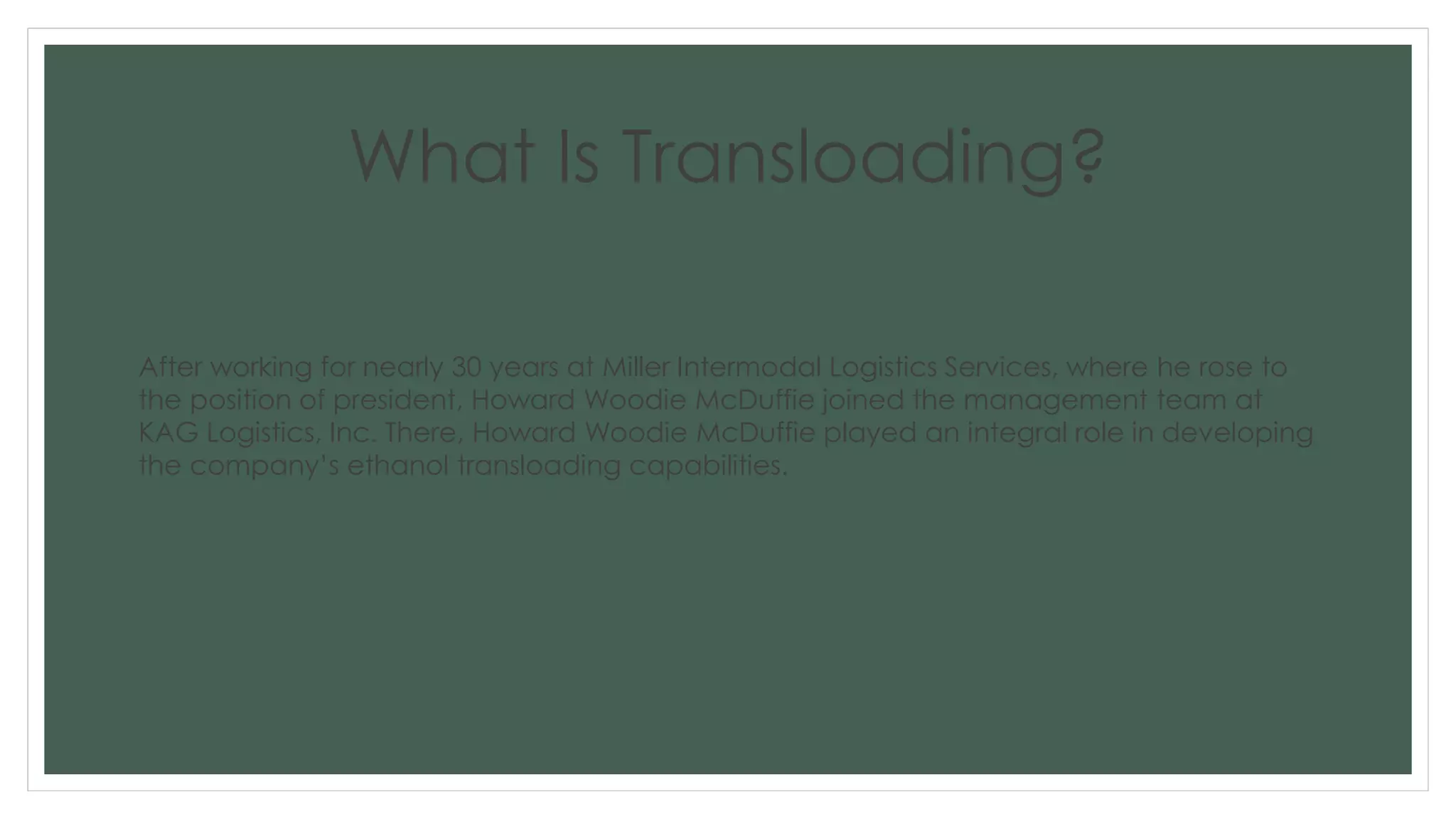 What Is Transloading? | PPTX