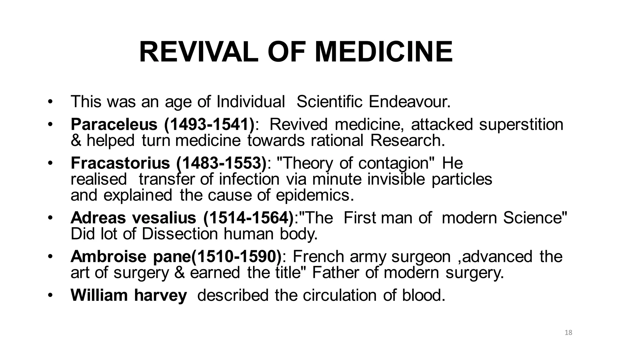 EVOLUTION OF MEDICINE IN HISTORICAL PERSPECTIVE | PDF