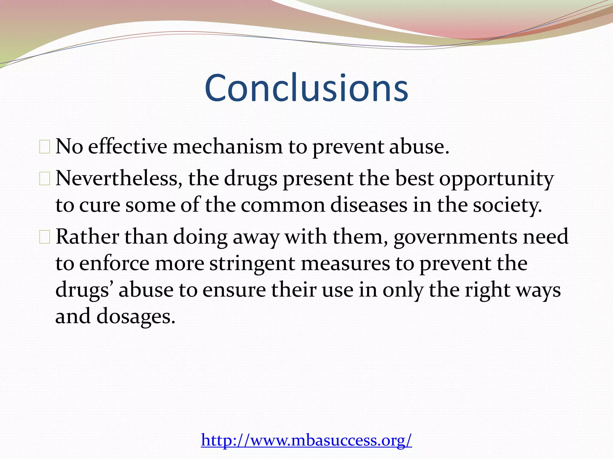 Debate on the significance of prescription drugs in | PPTX