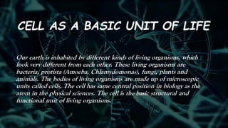 FUNDAMENTAL UNIT OF LIFE | PDF