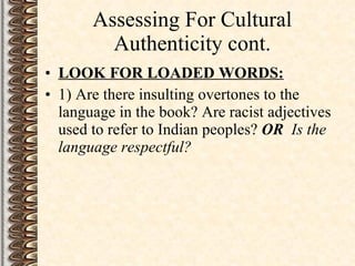 American Indian Children's Literature | PPT