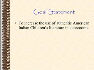 American Indian Children's Literature | PPT