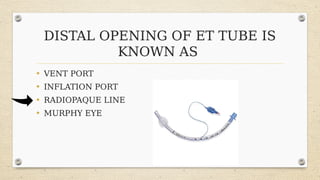 mULTIPLE CHOICE QUESTIONS RELATED TO INTUBATION | PDF