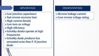 Schottky Diode | PPTX