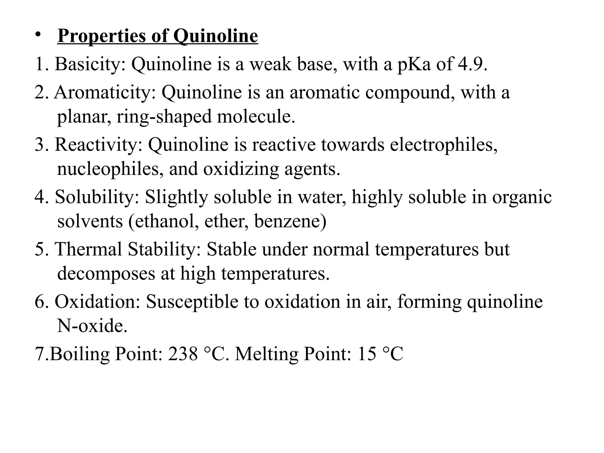 Advance organic chemistry 1 . Heterocyclic chemistry of quinoline and ...