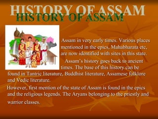 Assam slide share by Jyotika Panjwani... | PPT