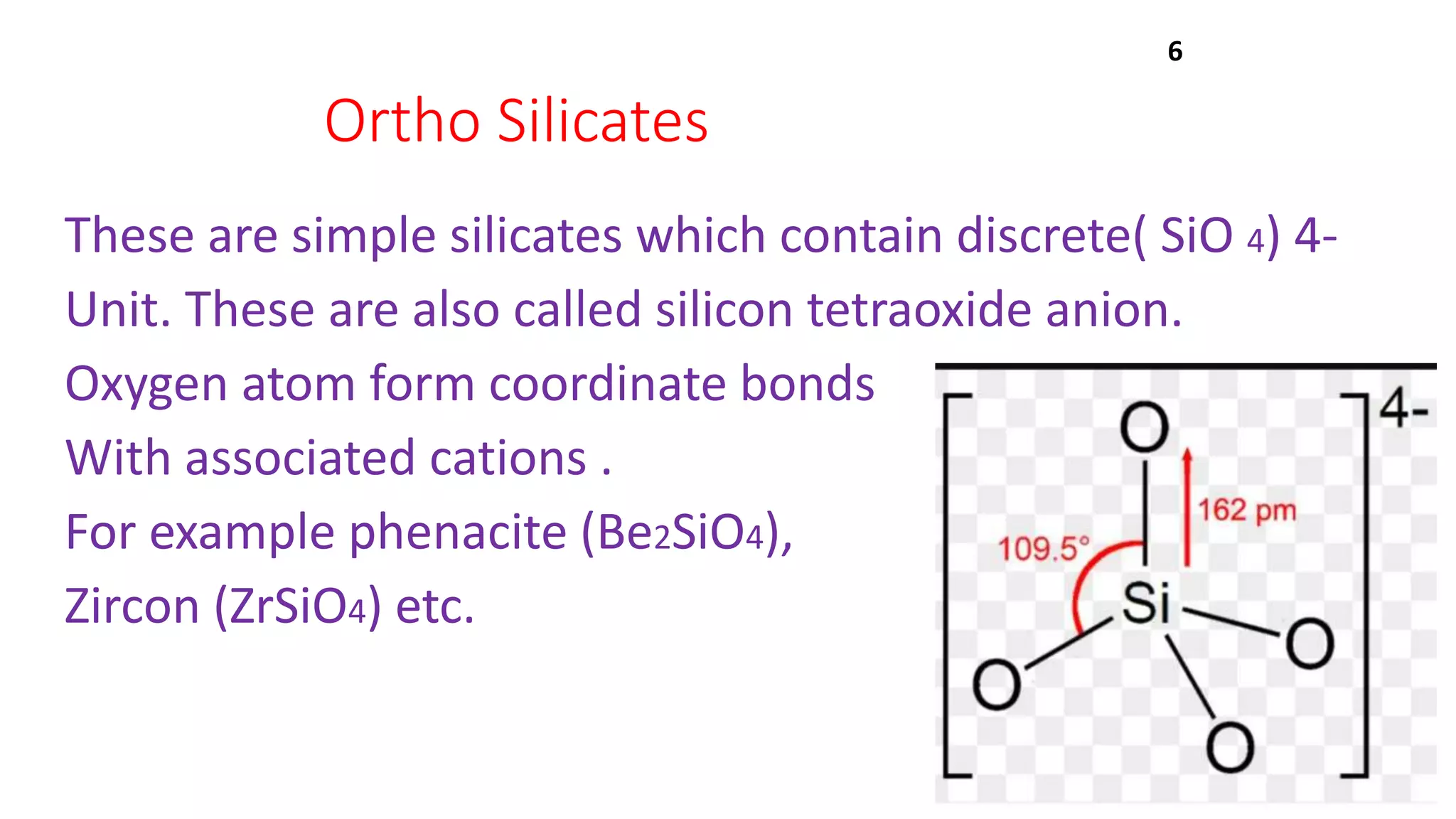Silicates | PPTX