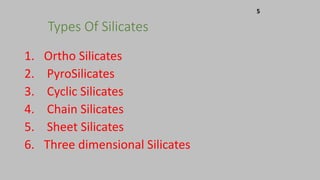 Silicates | PPTX