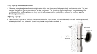 Investigative procedures used in patients with pulmonary diseases | PPTX
