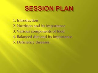 class 6 lesson 2 components of food | PPTX