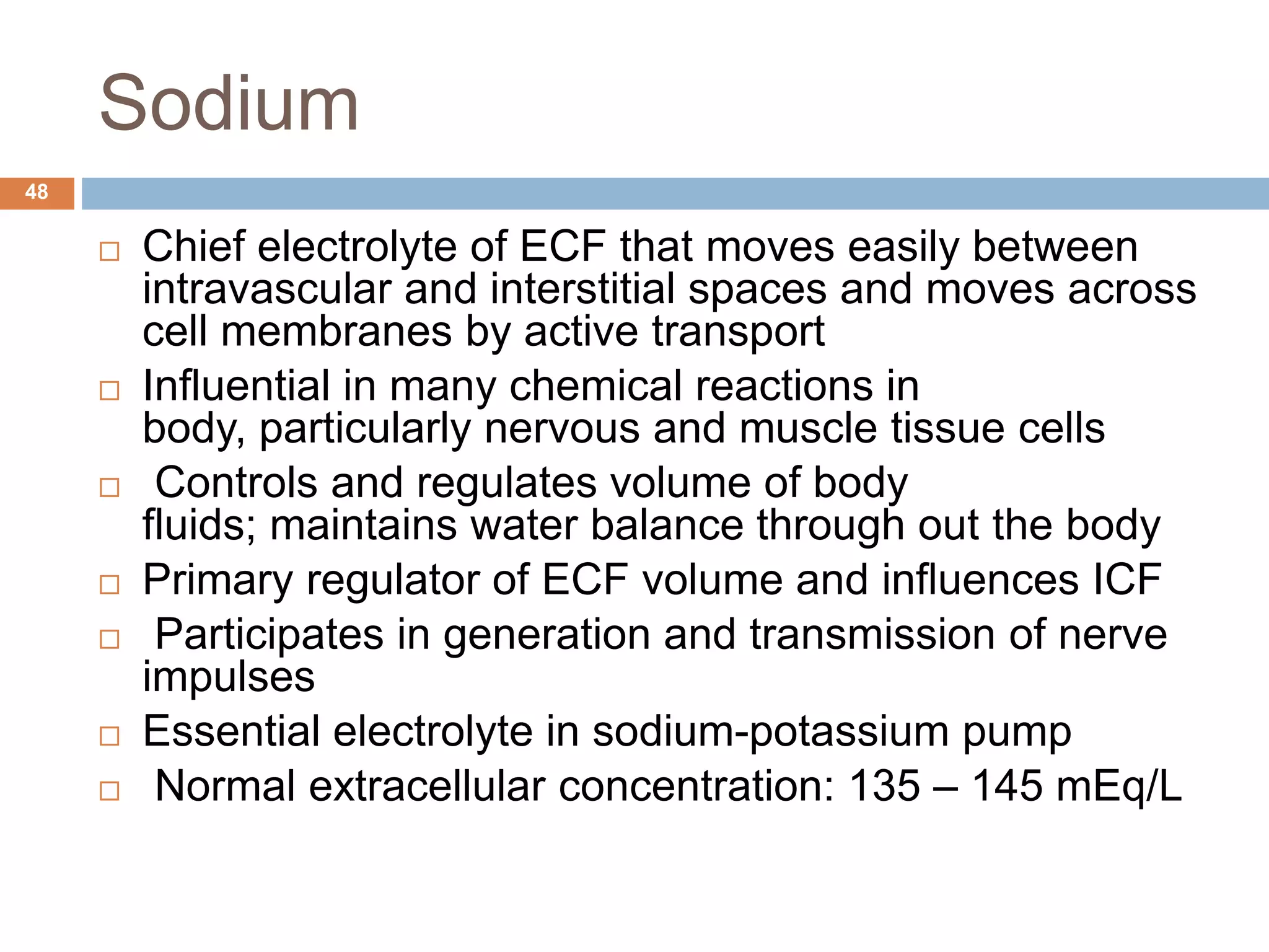 Review- Fluids and Electrolytes | PPTX