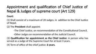 Presentation court and evidence in Nepal | PPTX