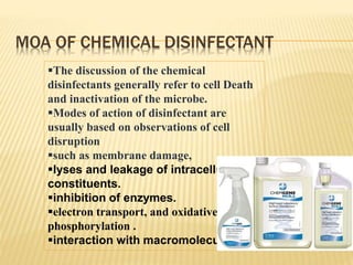 DISINFECTANT | PPTX