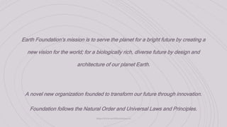Earth Foundation Presentation | PPTX