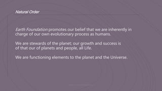 Earth Foundation Presentation | PPT