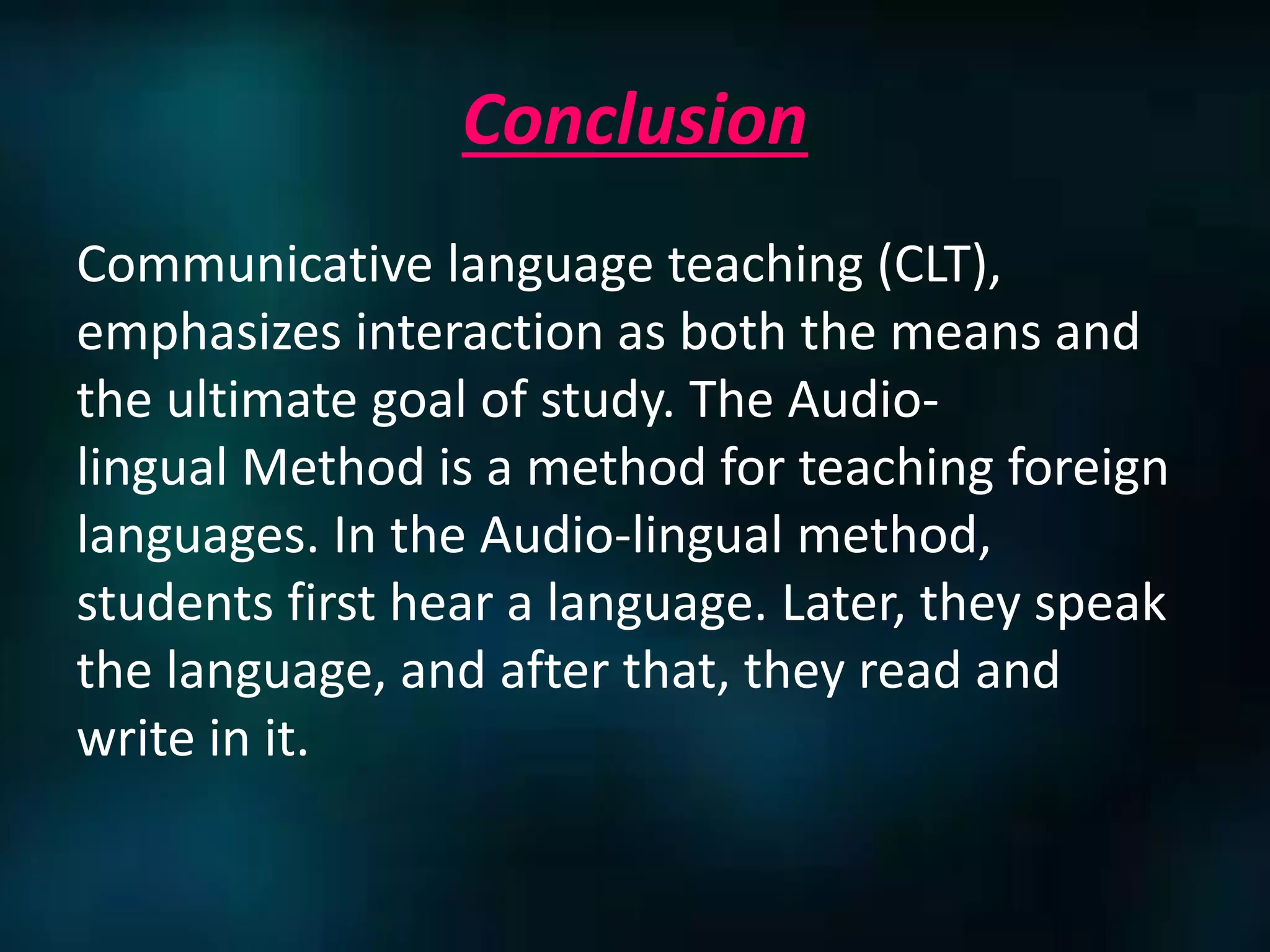Difference between CLT and ALM | PPTX