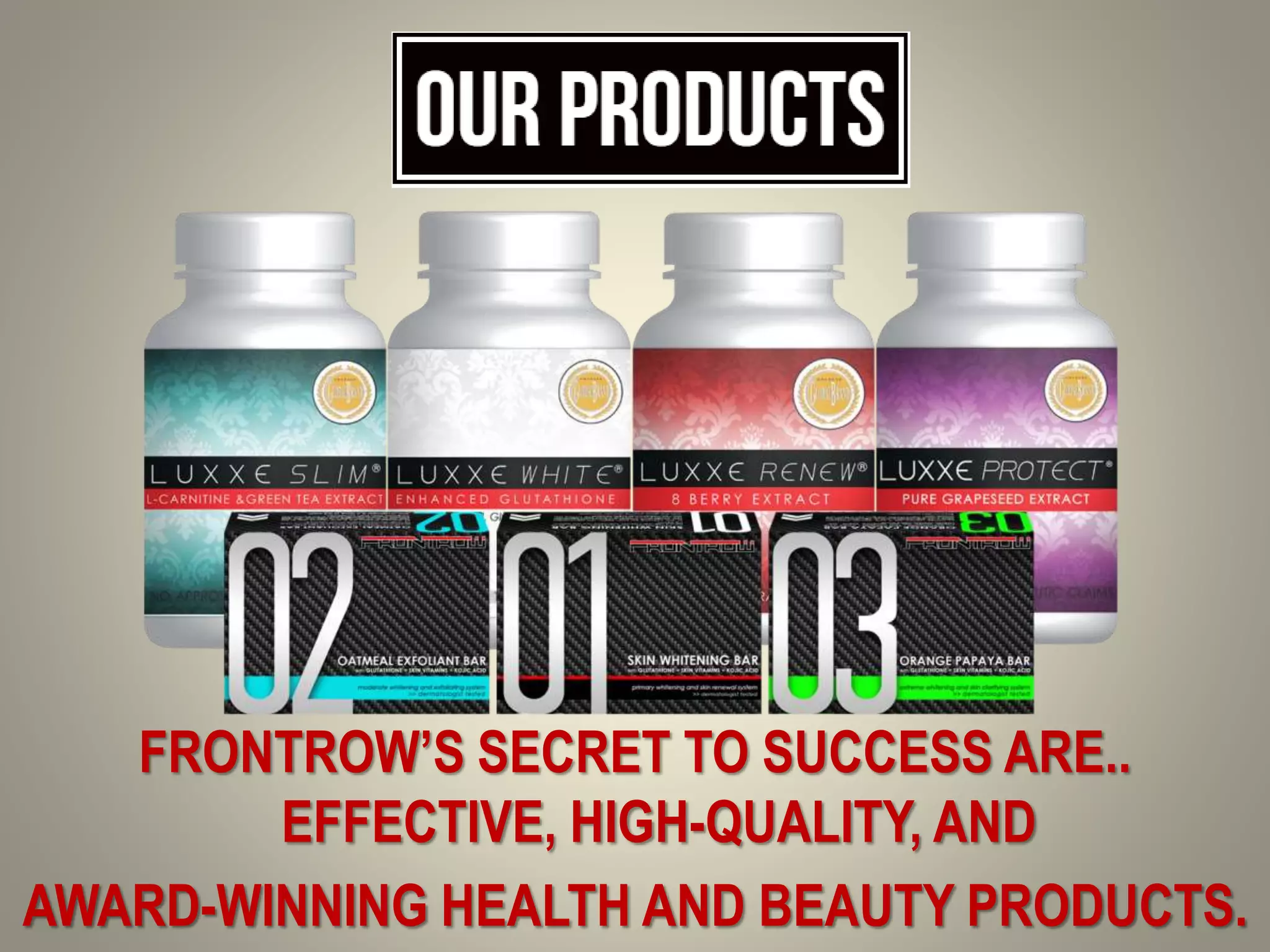 Frontrow Presentation 2019 | PPTX