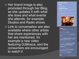 Presentation for Katy B's Web Site | PPTX