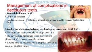 accidents and emergencies with dental fractures | PPTX