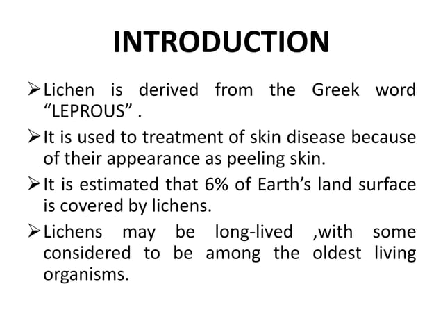 LICHENS | PPT