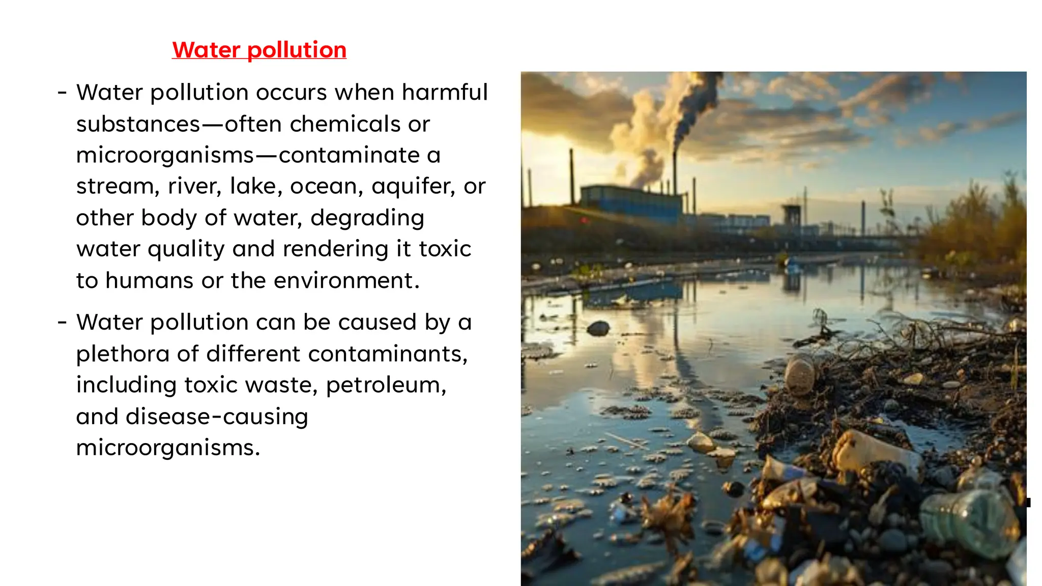 Enviromental pollution Presentation topic | PDF