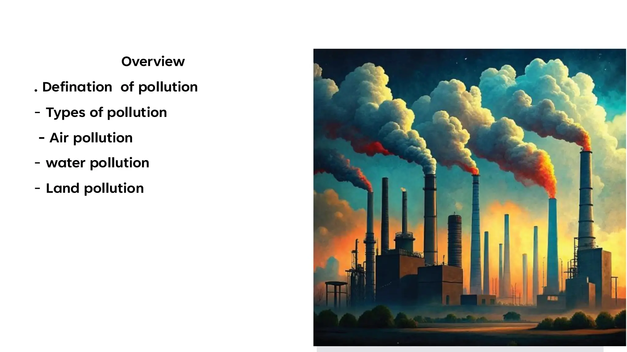 Enviromental pollution Presentation topic | PPT