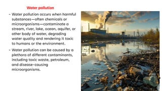 Enviromental pollution Presentation topic | PDF