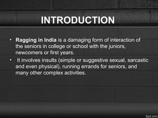 Anti Ragging | PPT
