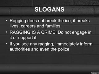 Anti Ragging | PPT