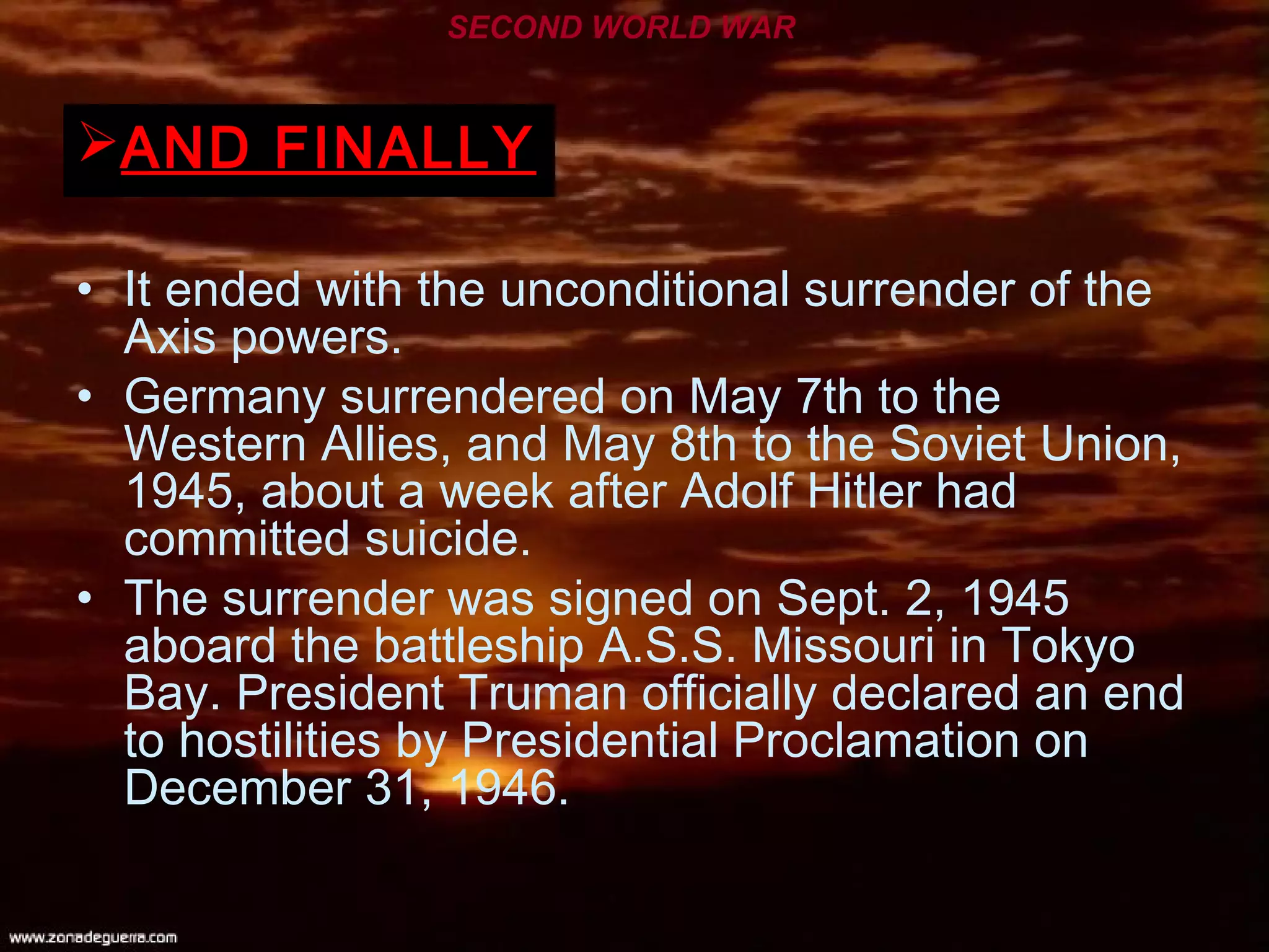 Hitler-The Second World War | PPT