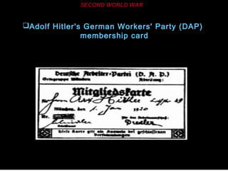 Hitler-The Second World War | PPT