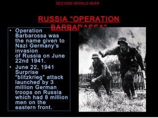 Hitler-The Second World War | PPT