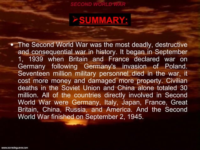 Hitler-The Second World War | PPT | Death, Injury, or Military Conflict | Sensitive Topics