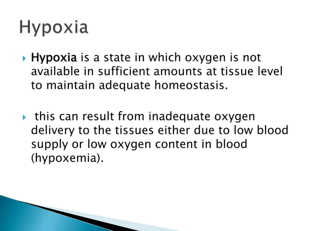 How cells sense and adapt themselves in Hypoxia | PPT