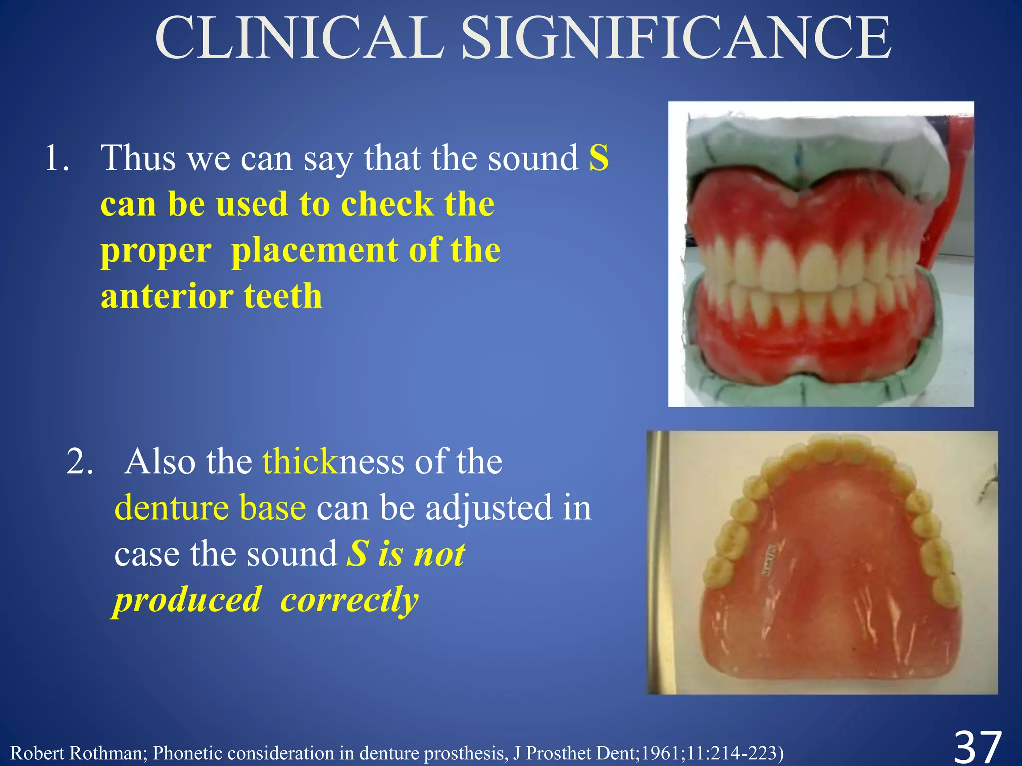 Presentation 2 phonetic in prosthodontic | PPTX
