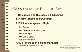 Presentation 2 pinoy management | PPTX
