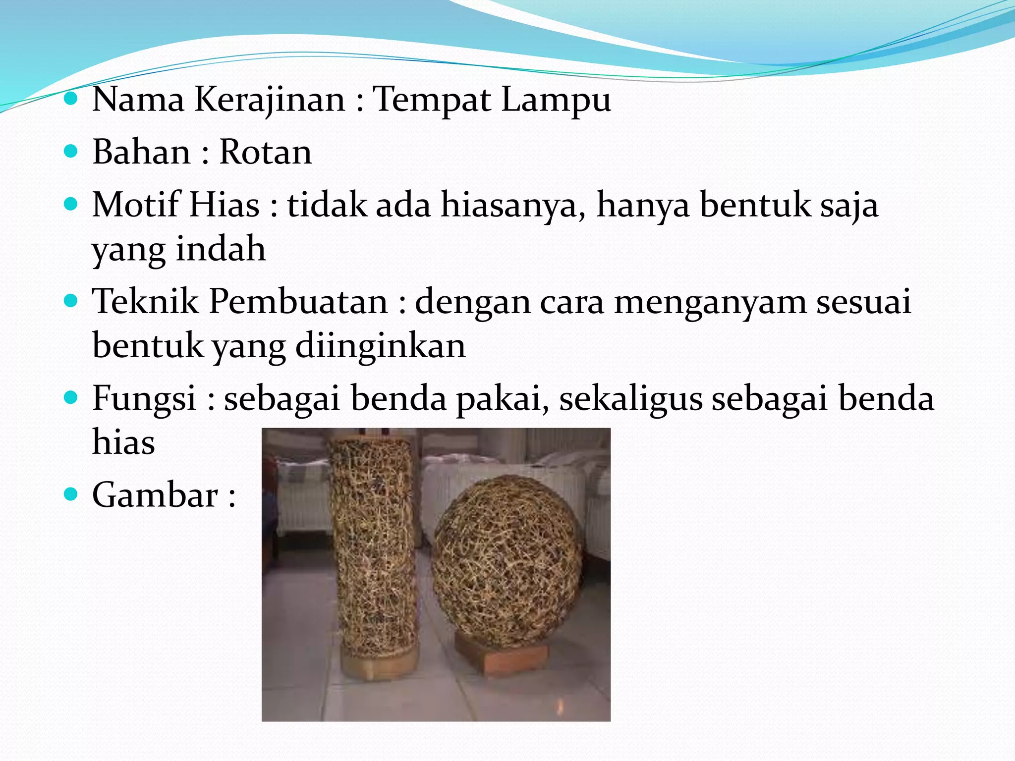 kerajinan bahan keras | PPT