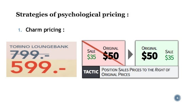 Psychological pricing methods